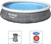 Bestway Fast Set Nafukovací bazénový set s čerpadlem 396 x 84 cm