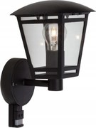 Nástěnná zahradní lampa Riley 42397/06 Brilliant lucerna černá
