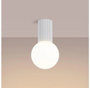 Sollux SL.1708 - Koupelnové stropní svítidlo HALO 1xG9/8W/230V IP44 bílá