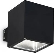 ILUX 123080 Venkovní nástěnné svítidlo Ideal Lux Snif Square AP1 nero 123080 černé - IDEALLUX