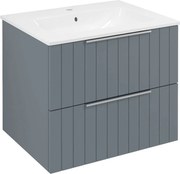 Sapho Cirasa - Umyvadlová skříňka Strip 59x52x46 cm, 2x zásuvka, siena CR611-4242S