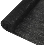 Stínící tkanina černá 2 x 10 m HDPE 195 g/m² 149365