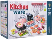 RKToys Dětská kuchyňská sada s nádobím a doplňky 120 ks