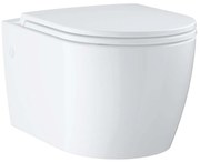 Grohe Start Round - Závěsné WC se sedátkem SoftClose, Rimless, alpská bílá 103848SH00