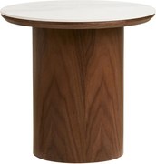 Kulatý odkládací stolek s keramickou deskou ø 40 cm Noli – House Nordic