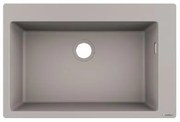 Hansgrohe Dřezy - Vestavný granitový dřez S510-F660, betonová šedá 43313380