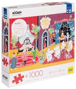 Puzzle Moomin Hotel Riviera 1000 dílků, Martinex Finsko