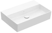 Villeroy & Boch Memento 2.0 - Umyvadlo 50x42 cm, bez přepadu, bez otvoru pro baterii, CeramicPlus, alpská bílá 4A2253R1
