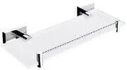 Nimco Keira - Police s ohrádkou, 30 cm, matované sklo/chrom KE 22091BX-30-26
