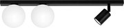 Černé stropní svítidlo Kaja SWING K-5490 1×GU10/2×G9/63 cm
