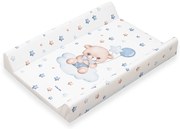 Přebalovací nástavec Baby Mix Medvídek 47x70cm modrý Barva: Bílá