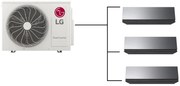 Klimatizace LG AI Air Mirror 1+3 ( 2,5kW + 2,5kW + 3,5kW) Multi-split R32