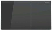 Geberit Sigma70 - Ovládání splachování, sklo/černá 115.622.SJ.1