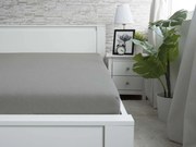 XPOSE® Jersey prostěradlo - tmavě šedé 90x200 cm