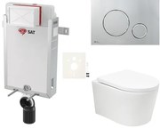 Závěsný wc set k zazdění SAT BREVIS SIKOSZBRTOR71