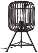 Brilliant 93775/76 Stolní lampa WOODROW tmavý ratan