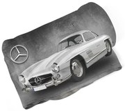Sablio Deka Mercedes-Benz 300 SL Šedé pozadí - 150x120 cm