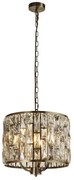 Searchlight 6583-3AB Závěsné glamour svítidlo BIJOU patina, průměr 38cm