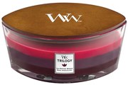 WoodWick vonná svíčka s dřevěným knotem Elipsa Trilogy Elipsa Sun-Ripened Berries 453,6 g