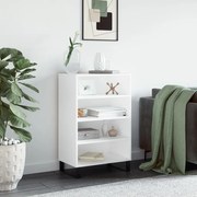 Skříň highboard bílá 57 x 35 x 90 cm kompozitní dřevo