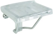 Bemeta Design HELP: Sprchové sedátko, sklopné, nerez, lesk, transparentní plast - 326325056