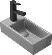 Mexen Inez umývadlo na desku pravé 40 x 20 cm, světle šedý mat - 21484061R