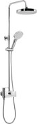 Sapho - Sprchový set s baterií, průměr 26 cm, 2 proudy, chrom CF139
