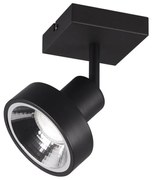 Černé bodové svítidlo ø 11 cm Leon – Trio