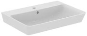 Ideal Standard Connect Air - Umyvadlo Cube, 65x46x16 cm, s přepadem, otvor pro baterii, s Ideal Plus, bílá E0297MA