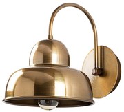 Nástěnné svítidlo ve zlaté barvě ø 20 cm Multan – Opviq lights