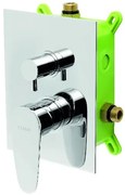 Novaservis Titania Smart - Baterie pod omítku pro 2 spotřebiče s tělesem, chrom BOX98051R,0