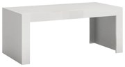 Konferenční stolek DEKO, 120x50x60, bílá/bílá lesk