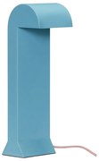 Modrá LED stmívatelná stolní lampa (výška 34 cm) Soothe – Hübsch