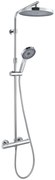 kielle Oudee - Sprchový set s termostatem, 26 cm, 3 proudy, chrom 20602010
