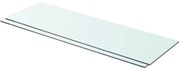 Policové desky 2 ks sklo čiré 80 x 25 cm 3051575