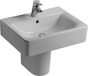 Ideal Standard Connect - Umyvadlo Cube, 60x46x18 cm, s přepadem, otvor pro baterii, s Ideal Plus, bílá E7141MA
