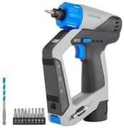 DREMEL - 12V AKU vrtací šroubovák DD12V-S1 s příslušenstvím, 1x aku 2,0 Ah Li-Ion, nabíječka F013DD12JA