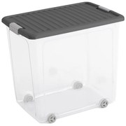 Plastový úložný box s víkem 56,5x39x51,5 cm W box XL – KIS