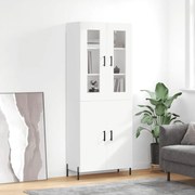 Skříň highboard bílá 69,5 x 34 x 180 cm kompozitní dřevo 3198217