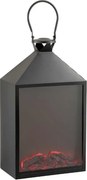 LED dekorace lucerna COZY WARM 55x30 cm, černá