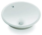 Bathco 0052 - Zápustné umyvadlo CERDENA pr. 38 cm porcelán/bílá