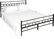 Postel, černá, 160x200, TAJGI Kondela 0000264381