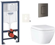 Závěsný wc set do lehkých stěn / předstěnová montáž GROHE Euro Ceramic SIKOGRSEUSCAL0