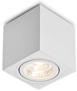 LED2 1160131 Box, bílé stropní čtvercové bodové svítidlo, 6W LED 3000K, 9x9x9,5cm