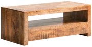 furniture-nabytek.cz - Masivní TV stolek Countryside z mangového dřeva, lakovaný, hnědý – 115×45×55 cm