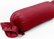 Biante Sametový polštář válec bonbon Velvet Premium SVP-007 Malinově červený 15x40 cm
