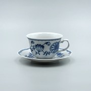 CIBULÁK, Šálek s podšálkem čajový nízký NATÁLIE 225 ml, porcelán Thun