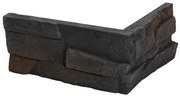 Roh Fasádní Stones Patan black 24x10 cm reliéfní RPATANBK