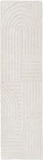 Slonovinový ručně tkaný vlněný běhoun 60x230 cm Zen Garden – Flair Rugs