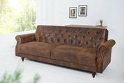 Designová pohovka Scarlet Belle II rozkládací 220cm - antická hnědá